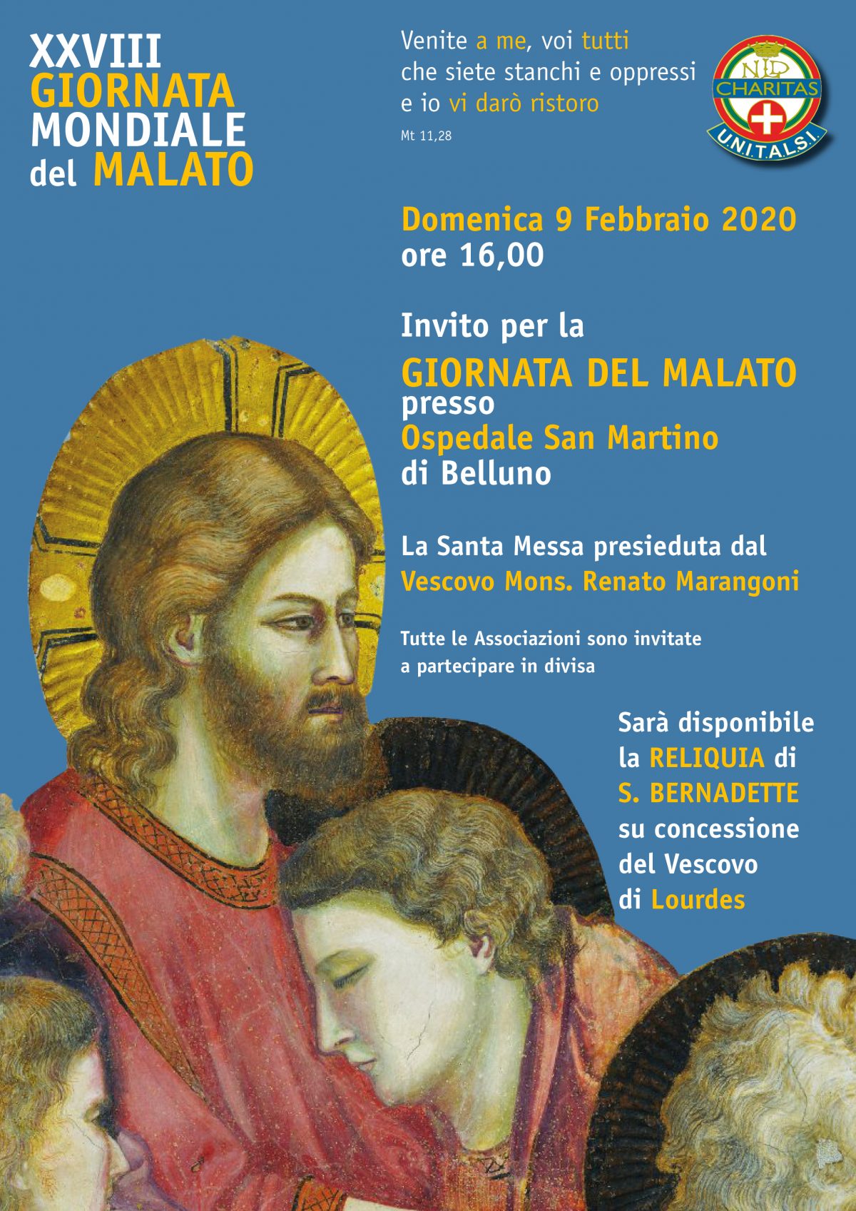 Giornata mondiale del malato – Chiesa di Belluno Feltre